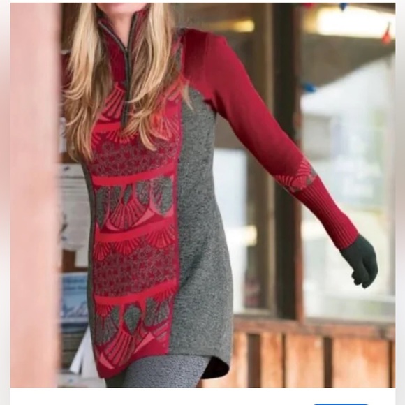 Title nine | Sweaters | Title Nine Buona Tunic Sweater Zip Merino Wool ...